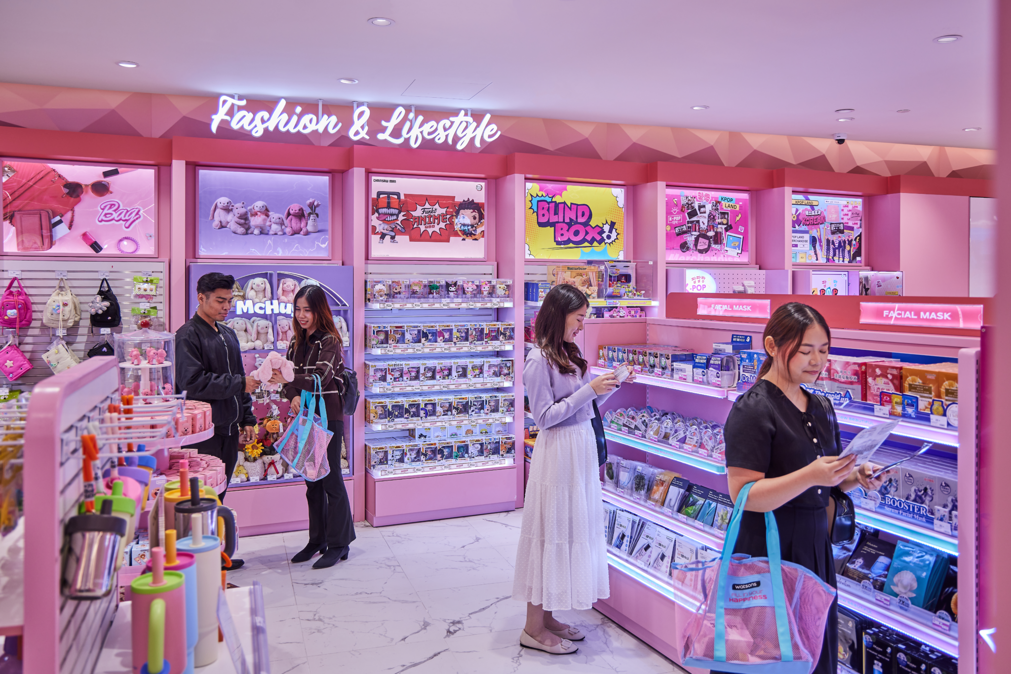 Watsons Pink Store in Sunway Pyramid—Pink & Powerful! - The Highlighter MY